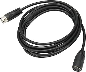 MIDI Cable, 9.8ft MIDI Din Extension Cable with 5 Pin DIN Connector Male to Female Audio Cable MIDI Din Extension Cable Audio MIDI Adapter Cable for MIDI Keyboard,Synth,Sampler,External Sound Card