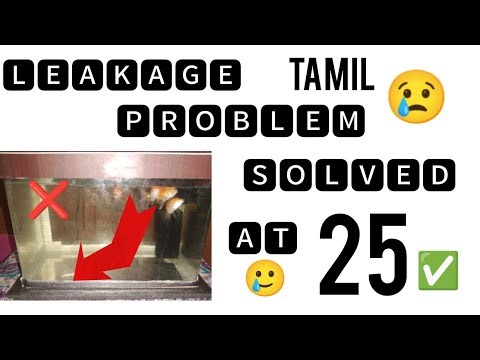 🗣HOW TO PASTE THE FISH TANK IN TAMIL /SABARISH HOBBIES #aquariumfish #fishtank #leakagefishtank