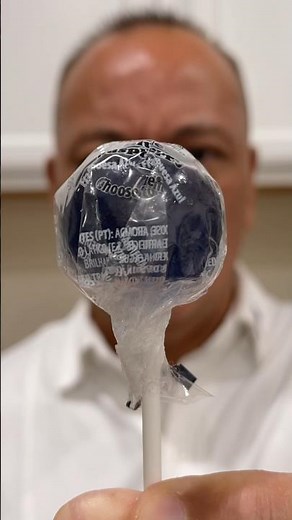 👂 ASMR ORIGINAL GOURMET LOLLIPOP CANDY BLUE RASPBERRY FLAVOR AND EATING SOUNDS 👂 #asmr #shorts