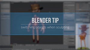 6.6K views · 66 reactions | 60-second tip from our new Sculpting course: "Speed up your sculpting workflow with this easy Blender trick!" https://cgcookie.com/course/sculpting-the-wrangler/ Learn how to avoid the tedious back-and-forth between Object and Sculpt Mode (there are 2 easy ways to do this). | CG Cookie | Facebook