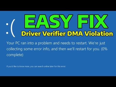 How To Fix DRIVER_VERIFIER_DMA_VIOLATION Blue Screen Error in Windows 11