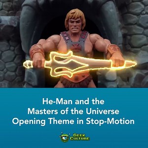 15K views · 362 reactions | Here's a homage to He-Man's classic 1983 opening theme, recreated in stop-motion using the Masters of the Universe Classics toy line by Mattel! (credit to Princess Adora's New Internet Song) | Geek Culture | Facebook