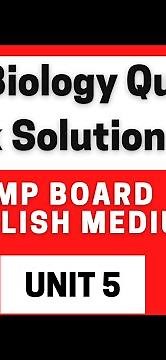 Biology Question Bank Solution/एमपी बोर्ड क्लास 12th बायोलॉजी प्रश्न बैंक
