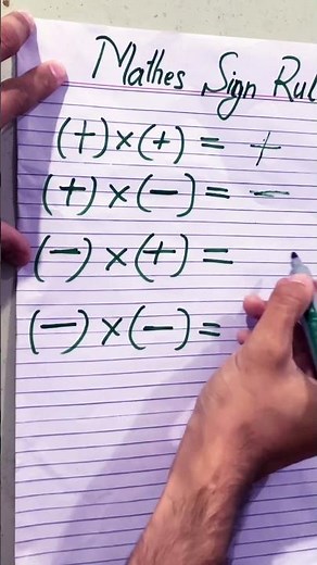 Math Sign Rules in 20 Seconds! | Easy Trick to Remember + – × ÷ #edm #song