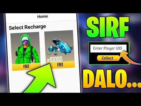 🔥💎 10000 Free Diamonds in Free Fire Trick. How to Get Free diamond in freefire max. Free Diamond App