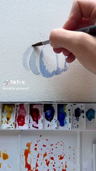 Watercolor 101 Course: Painting Pumpkin Tutorial