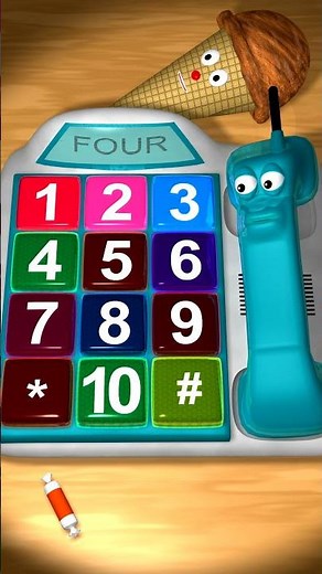 Counting Phone Teaches 1 to 10 - Numbers for Kids