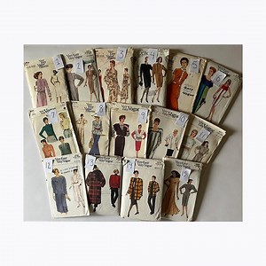 Easy VTG Vogue Sewing Pattern U Pick Vogue 7005 7061 7369 7928 7991 8020 8089 8858 8882 8906 8971 9013 9156 9422 9478 9939 Sizes 8 to 18 - Etsy Canada