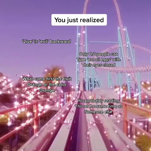 You just realized! #fyp #foryou #facts #realized