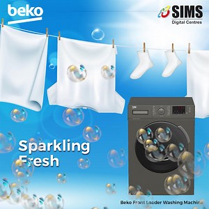 4 comments | Heard珞 of the SteamCure Technology of Beko Washing Machine? It uses steam in softening stubborn and dried up stains leaving your clothes fresh殺 and spotless. #SIMSNigeria #Beko #WashingMachine #FrontLoader #Reel | SIMS Nigeria Limited | Facebook