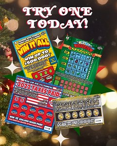8.6K views · 204 reactions | Santa Claus is coming to town with 4️⃣   Scratch-Offs available at local retailers today! Which will you try first?  | Florida Lottery | Facebook
