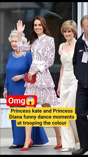 Princess kate and Princess Diana funny dance moments coronation #shorts #katemiddleton #kingcharles