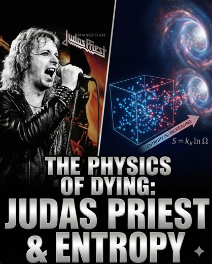 Judas Priest Thermodynamics = Total Entropic Collapse. 🤘📈 We’re taught that peace comes from withdrawal, but the laws of physics say otherwise. In this episode, we visualize "Beyond the Realms of Death" as a physical system reaching Heat Death. If you've ever felt the "physics" of a heavy metal masterpiece, this is for you. #OrbitalResonance #JudasPriest #ScienceOfMusic #HeatDeath | Orbital Resonance