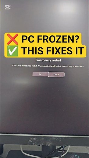 How to Emergency Restart a Frozen Windows PC