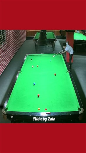 Fluke by Zain @CueTownSnookerClub #trending #youtubeshorts #viral #shorts #short #love #pool #video