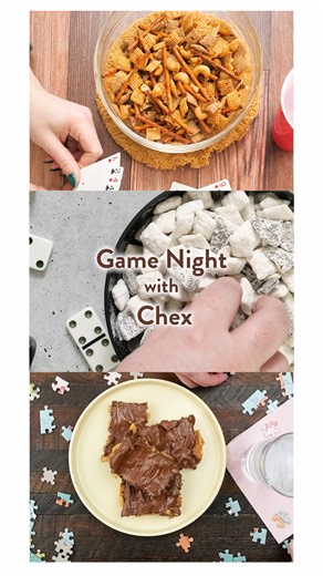 5.1K views · 19 reactions | Snack right on game night! Whether its a heated game of dominoes, or a casual round of cards, Chex has you covered. | Chex | Facebook