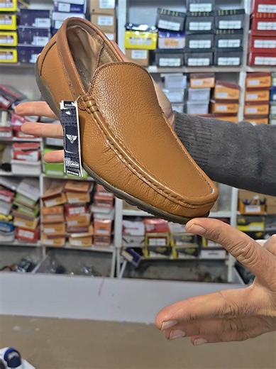 Moza Leather Rubber Sole Shoes at Akhtar Boot House