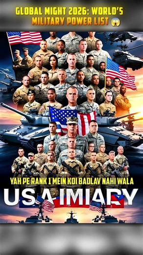 GLOBAL MIGHT 2026: WORLD'S MILITARY POWER LIST #career247 #geopolitics #prashantdhawan #russia #usa