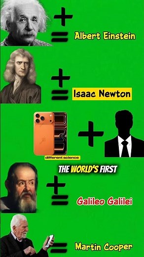The first mobile phone in the world was invented by 📱