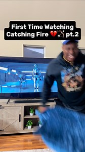 6.6K views · 3.7K reactions | Cinna’s outfit was  but got dayyyyyyuuuummm 卵 ️ . . . . . . . . . . . . . . . . . #bookstagram #booktok #hungergames #thehungergames #catchingfire #movie #reaction #books #katniss #peeta | Iamblackharry | Facebook