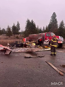 32K views · 259 reactions | Selkirk Fire Engine Rolls Over Enroute...
