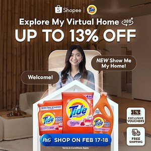 Keep your laundry fresh, clean, and fragrant all day long with Tide. Get UP TO 13% OFF, plus FREE SHIPPING and EXCLUSIVE VOUCHERS on February 17-18! 🛒 SHOP NOW: https://shp.ee/9dn8duf Available only on Shopee! | Tide Philippines
