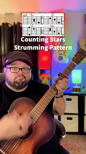 9.4K views · 173 reactions | Counting Stars Strumming Pattern Guitar Tutorial! Martin Guitar OneRepublic #martinguitar #onerepublic #countingstars #guitar #guitarra #guitare #music #musica #chevansmusic #musician #guitartutorial #acousticcover #learnguitar #musicteacher #guitarlessons #guitarteacher #guitarist #easy #beginner #chords #guitarchords #guitarist #guitaristsoftiktok #guitarists #guitariste #gitaro #kitarë #kitarr #gitarre #gitar #chitarra | Chas Evans | Facebook