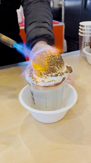 951K views · 10K reactions | If this doesn't make you want a hot chocolate, nothing will. Featuring Chin Chin Ice Cream | Tastemade UK | Facebook