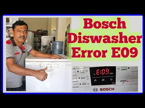 Don't Miss: Bosch Dishwasher Error E09 Solution
