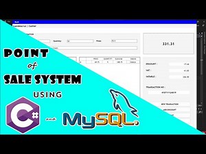 Point of Sale (POS) System using C# and MySQL