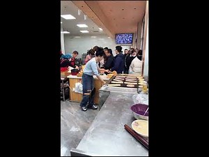 POV Beautiful Woman Making Crispy Layered Flatbread — Chinese Street Food Skills