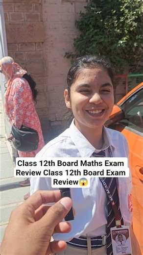 Class 12th Board Maths Exam Review Class 12th Board Exam Review😱 #cbse #maths