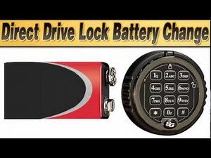 Sargent and Greenleaf Direct Drive Lock Battery Change