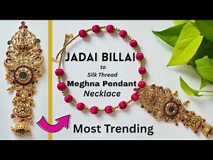 DIY | Silk thread necklace | How to make silk thread necklace at home | Handmade Necklace.