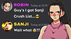31K views · 895 reactions | If Robin got Sanji Crush List part 1 | One Piece discord server Thanks For Watching ~ #anime #comedy #virals #onepiece #discord #luffy #drshinchin #funny #animals #usareels #ukreels | Dr.Shinchin | Facebook