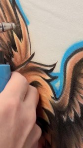 3M views · 45K reactions | 礪 Satisfying Airbrush Hawk Painting ️ Comment what animal I should paint next! I converted my Mobius SP to a .5mm nozzle today and I have to say, I don't think I've ever had an airbrush feel this smooth. So cool. Check them out at dale.ink/tools Or, get a custom design painted! Link always in profile! (Dale.ink) #art #graffiti #hawk #airbrush #illustration #satisfying #drawing | Dale the Airbrush Guy | Facebook