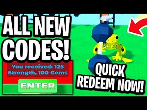 *NEW* ALL CODES IN WEIGHT LIFTING AS A FROG ROBLOX (REDEEM THESE CODES NOW!) - Full Guide
