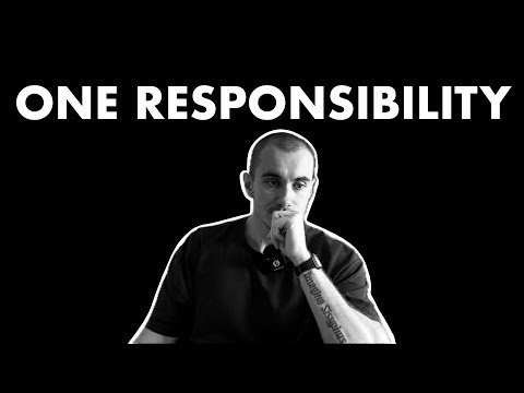 The single responsibility principle in 14 minutes