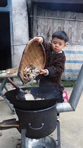 A Father–Son Lesson: Cooking Together with Love | Educational Story#shorts