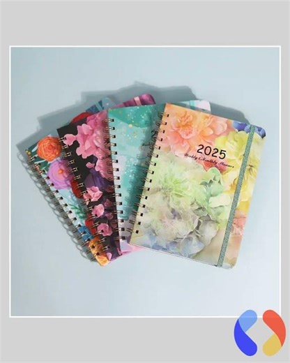 2025 A5 Monthly Weekly Planner Notebook