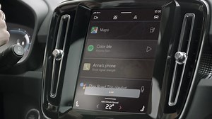 Fully electric Volvo XC40 introduces brand new infotainment system