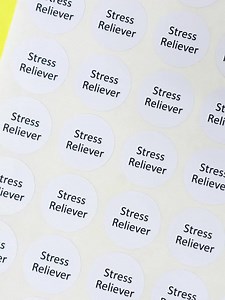 Any Size | 0.75 TO 6.50 Inch Custom Personalized Round Small Business Logo Stickers / Labels | Circular Text Labels | Small Round Stickers - Etsy