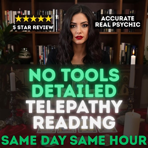 Same Hour No Cards Telepathy Reading, Accurate Psychic Reading,clairvoyant Reading Psychic Blind Reading,psychic Predictions,general Reading - Etsy