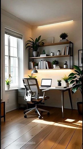 Empty Room → Modern Home Office 💻✨