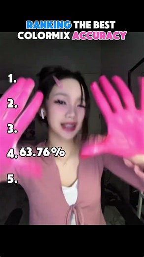Ranking the best colormix accuracy