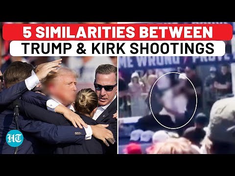 Five similarities between Trump assassination bid & Charlie Kirk fatal shooting| Utah| Butler