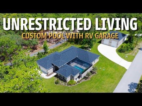 We Toured A FLORIDA Custom Pool Home With A DETACHED RV GARAGE AND In-Law Suite!