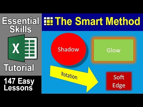 5-8: Format Excel 3-D Elements and Add Drop Shadows