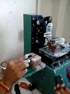 Low Cost Pad Printer TDY300 | Motorised pad printing machine | cap pad printing machine