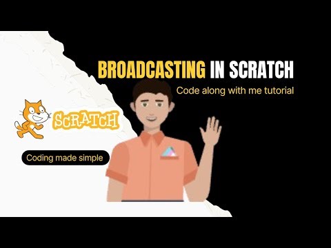 What is Broadcasting in Scratch? | Rain Animation Part 2 #coding #scratchprogramming